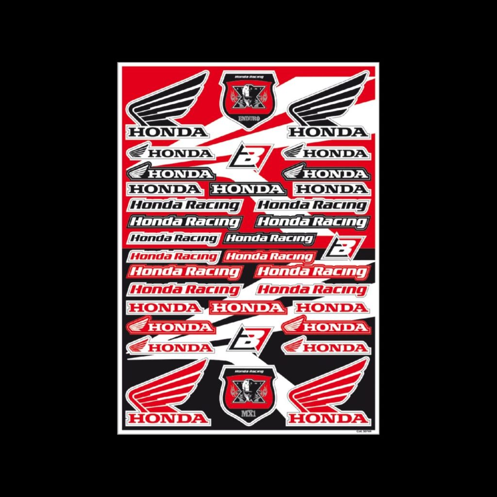 Honda stickersset universeel – LansTech Motoparts